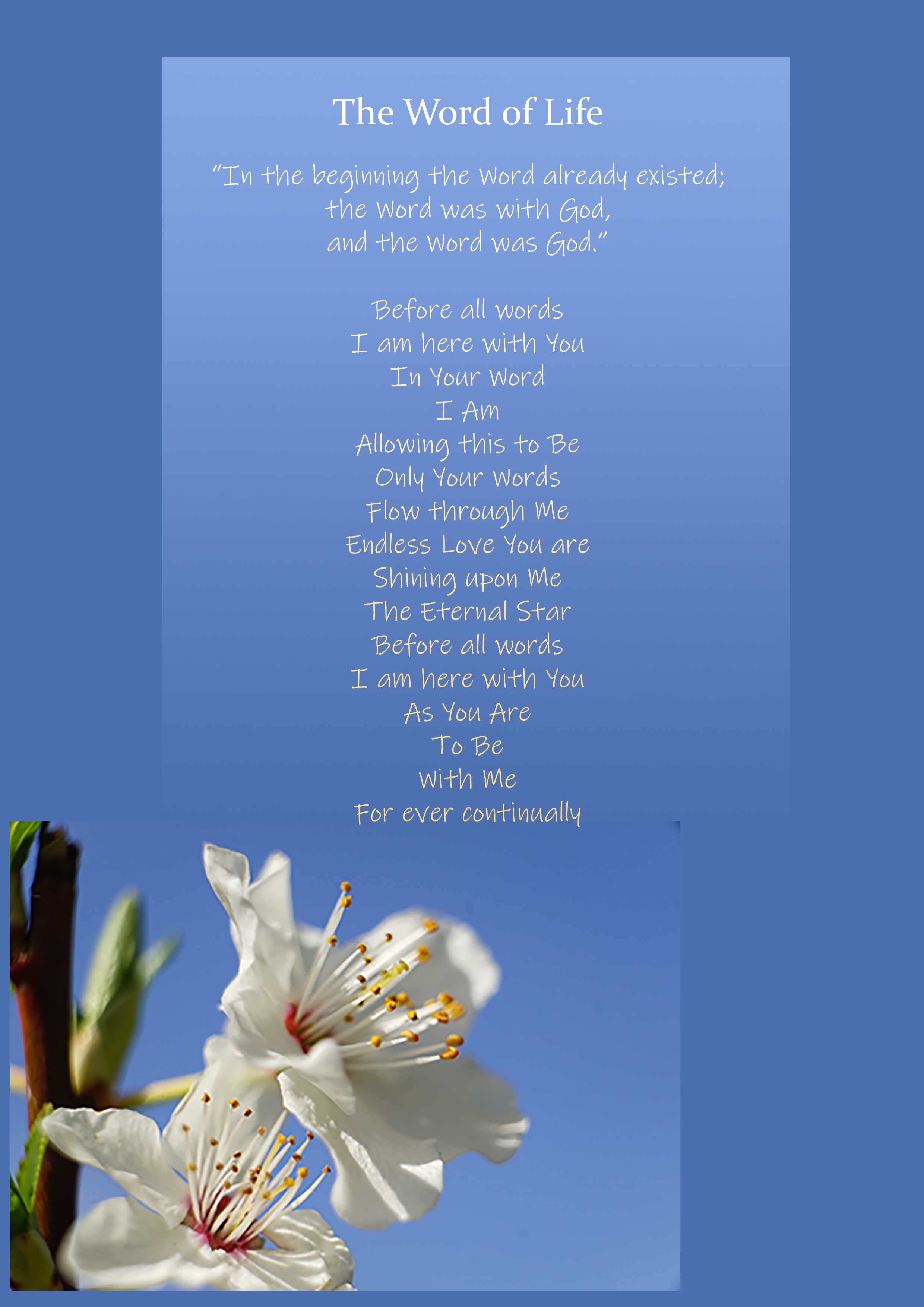 The Word of Life – Inner Work Inspiration Hub